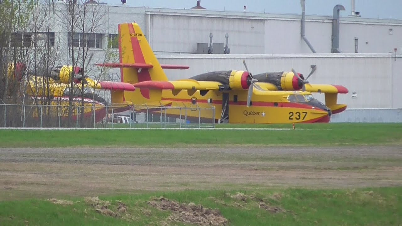 Aircraft Quebec City International Airport 19th May 2016 - YouTube