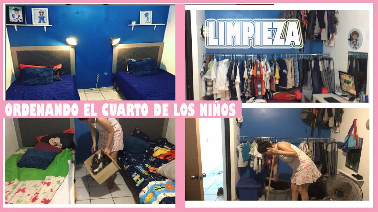 ME PUSE A LIMPIAR EL CUARTO DE LOS NIÑOS/ORDENANDO Y LIMPIANDO - YouTube
