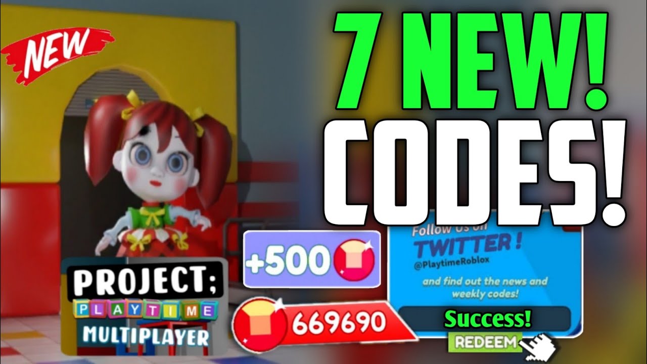 *NEW UPDATE* ALL WORKING CODES FOR PROJECT PLAYTIME MULTIPLAYER - 2024 ...