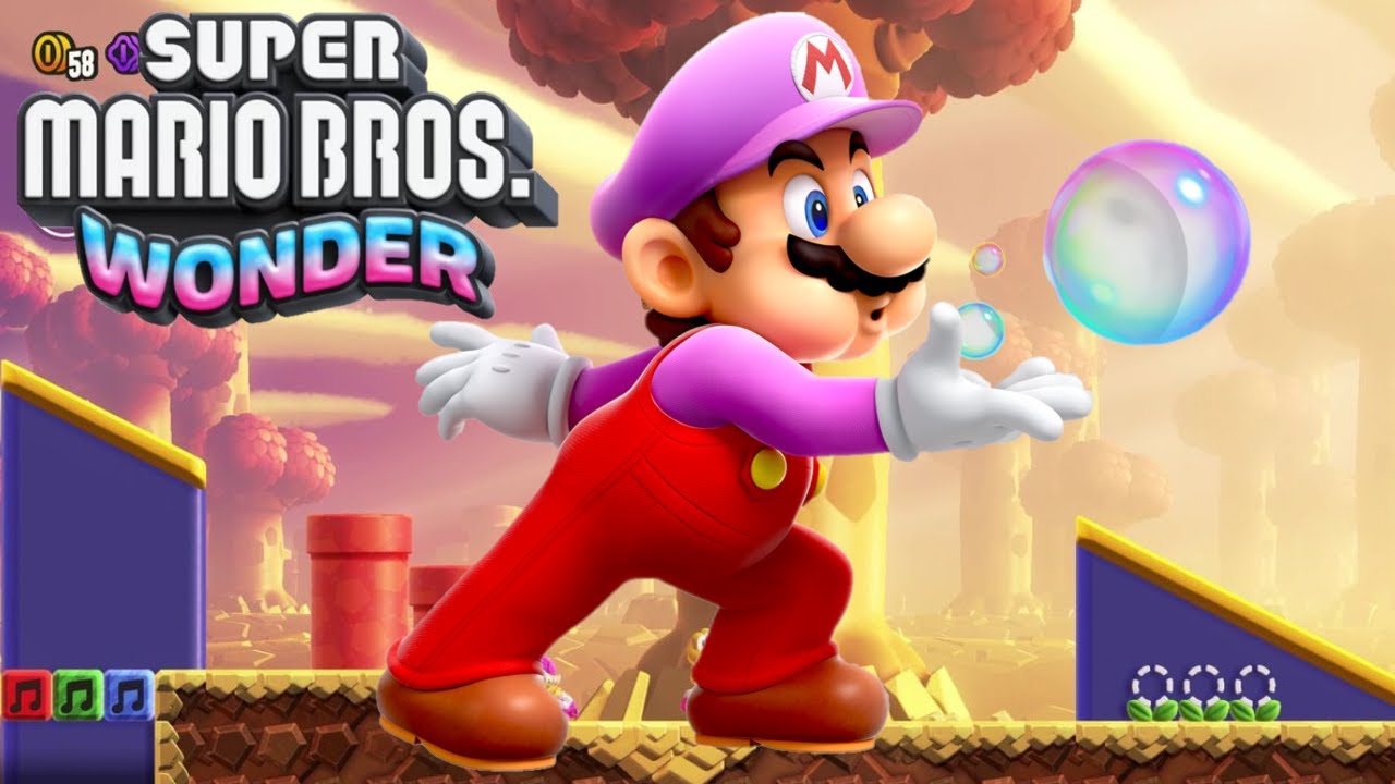 Super Mario Bros. Wonder / Bubble Mario! / New Gameplay Footage and New ...