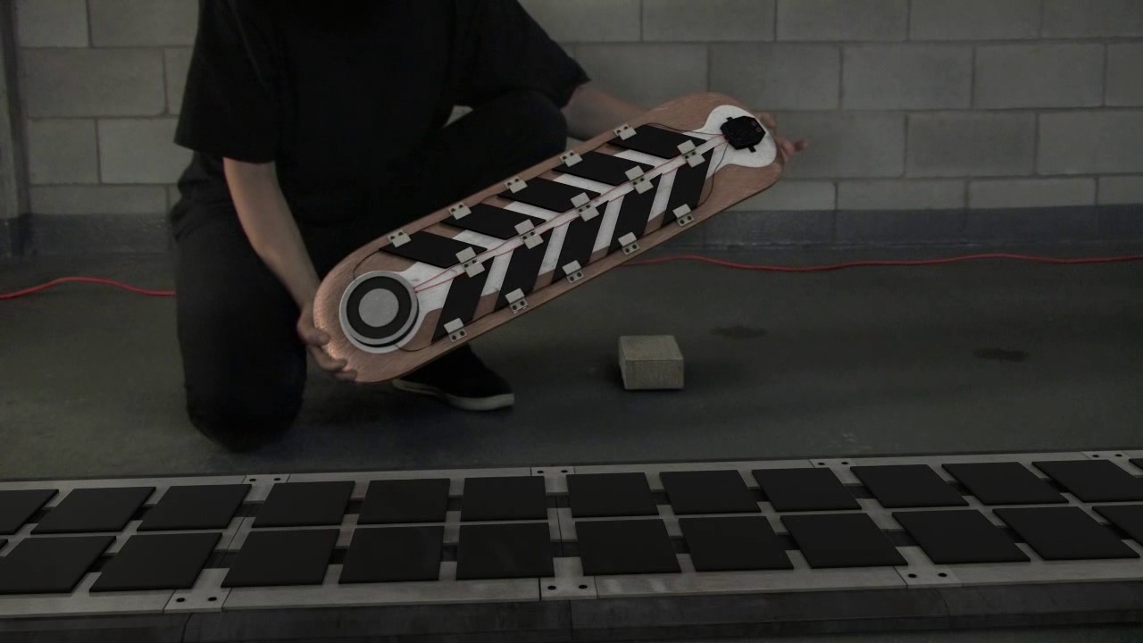 magnetic hovercraft - YouTube