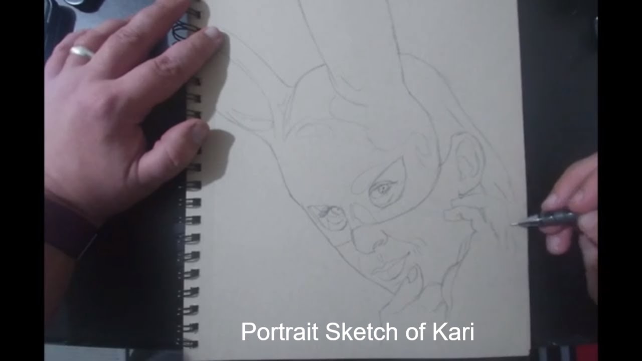 Quick study Sketch of Kari - YouTube