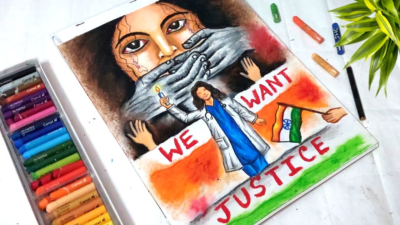 We Want Justice Drawing/ Stop Violence Against Women Drawing/ Dr ...