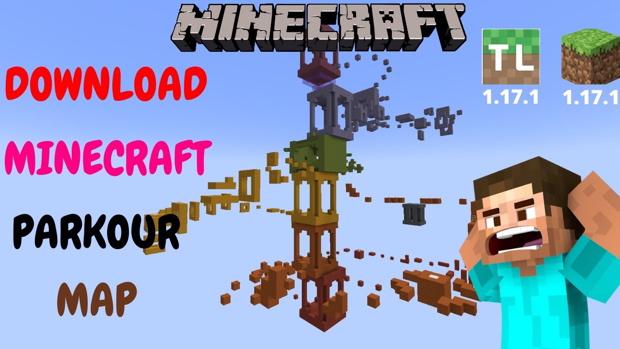 HOW TO DOWNLOAD MINECRAFT PARKOUR MAP IN TLAUNCHER - YouTube