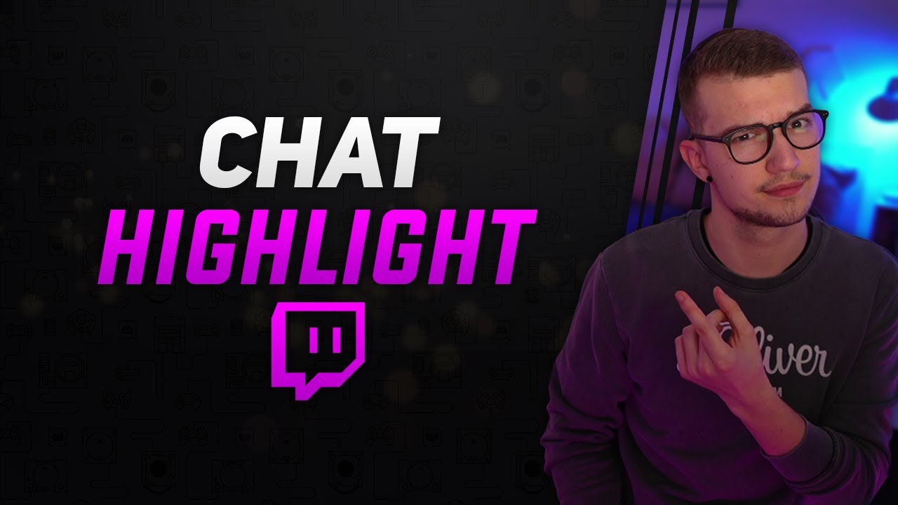 NEW Twitch Chat Highlight Feature - YouTube