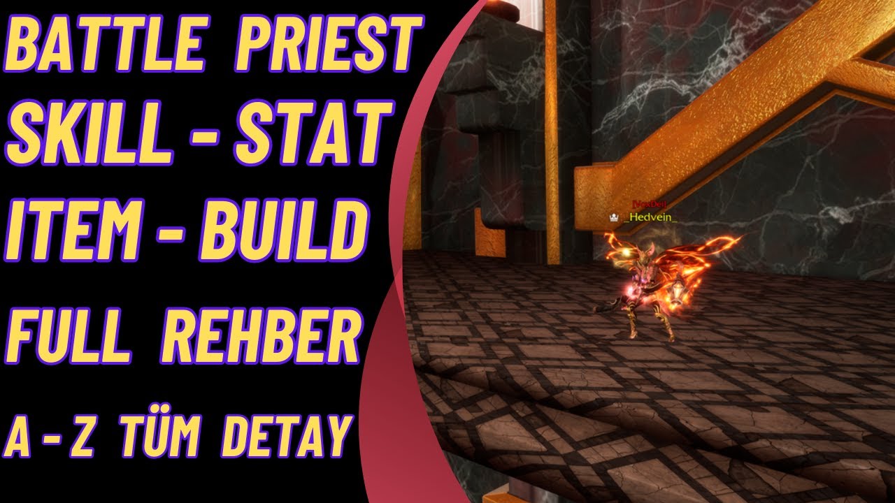 BATTLE PRIEST FULL DETAY REHBER | SKILL - STAT - ITEM | Rise Online ...