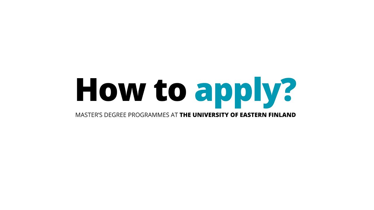 How to apply? International Master’s Degree Programmes’ application ...