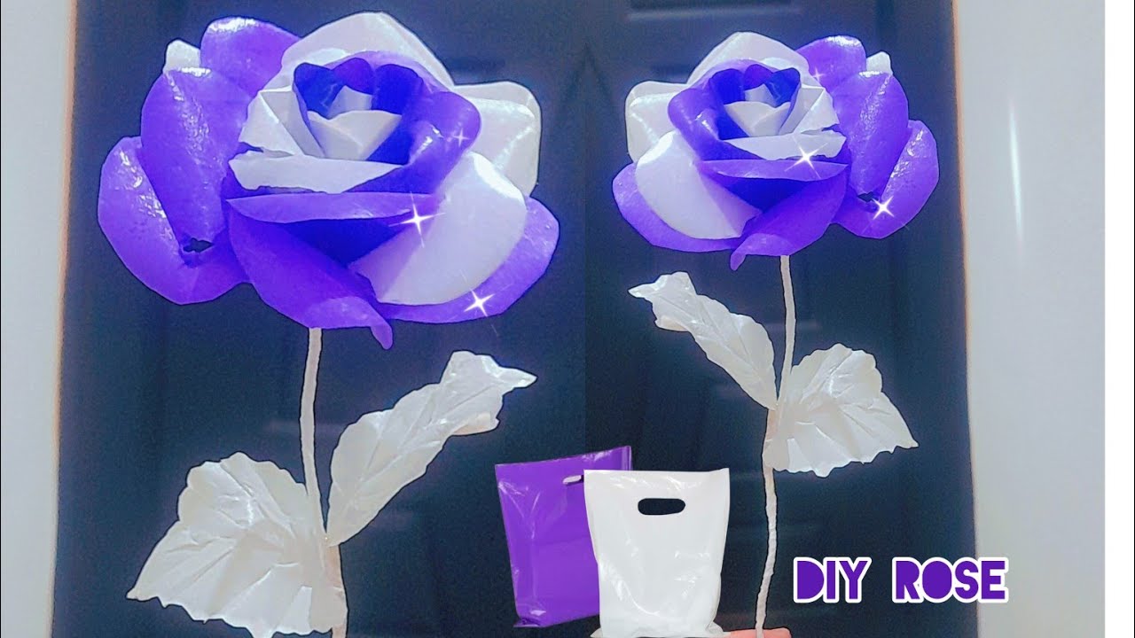WOW!😱🔥AMAZING Recycling IDEA! ♻🔥DIY How to Make Rose 🌹🌸 Plastic Cover ...