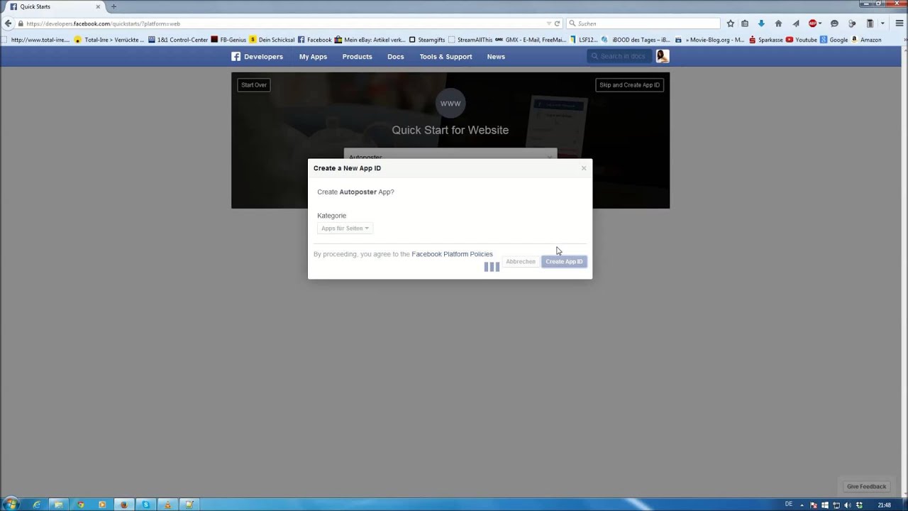 How to Register as Facebook Developer - YouTube
