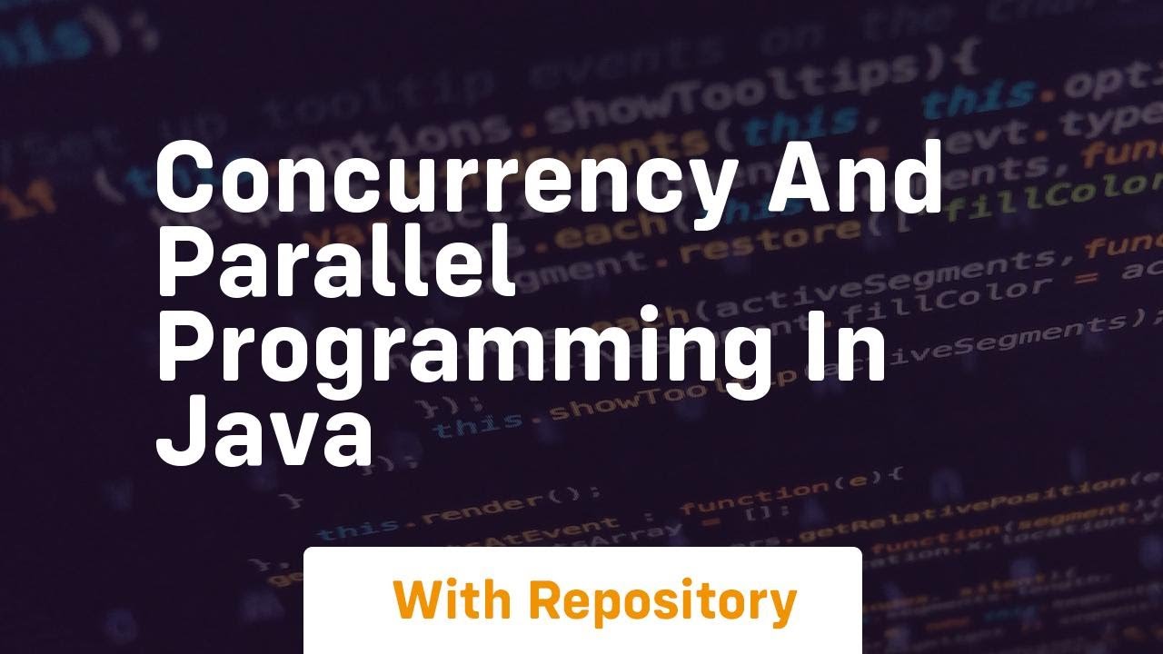 Concurrency and parallel programming in java - YouTube