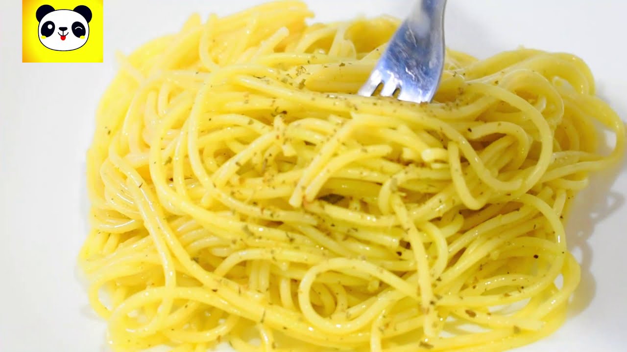 PASTA A LA MANTEQUILLA Y AJO | SNACKS EN MINUTOS - YouTube