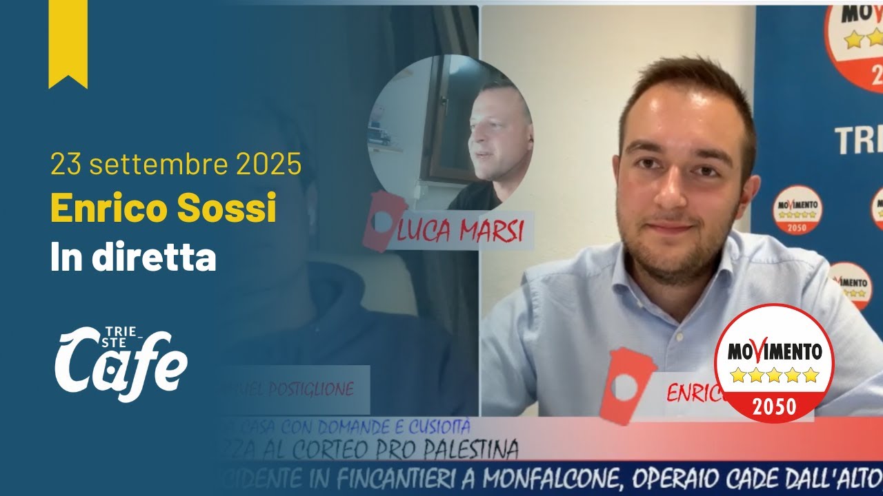 Enrico Sossi ospite in diretta su Trieste Cafe - 23/09/2025 - YouTube