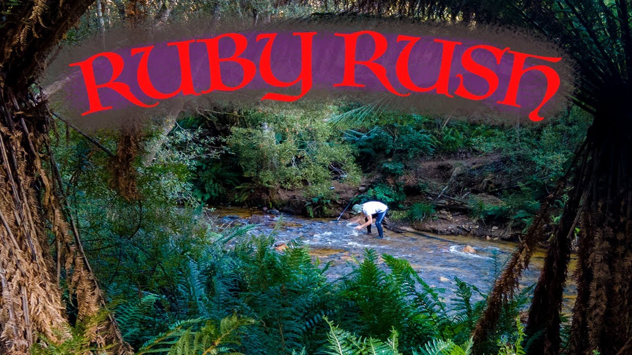 Ruby Gemstone Hunting in Tasmanian Rivers - YouTube