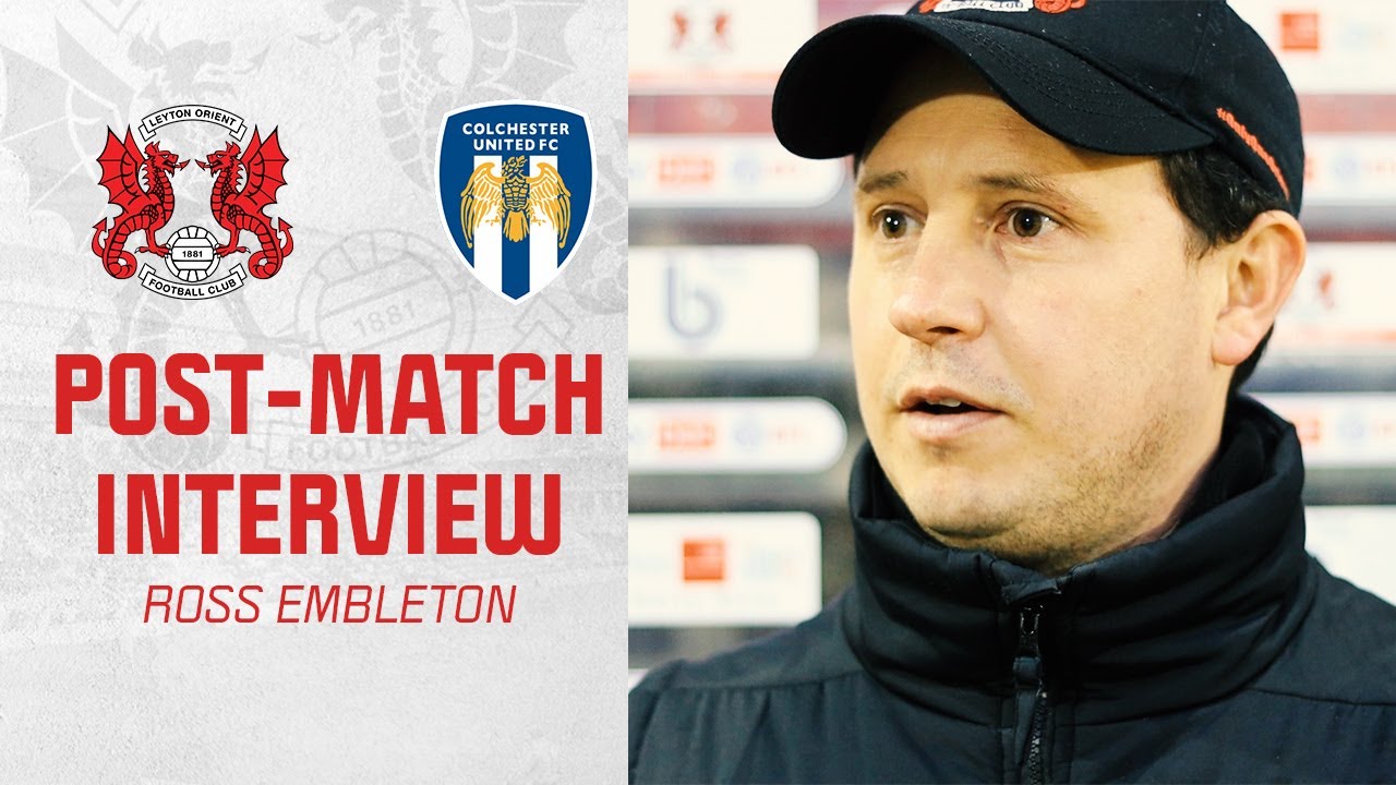 INTERVIEW: Ross Embleton following the O's 0-0 draw with Colchester ...