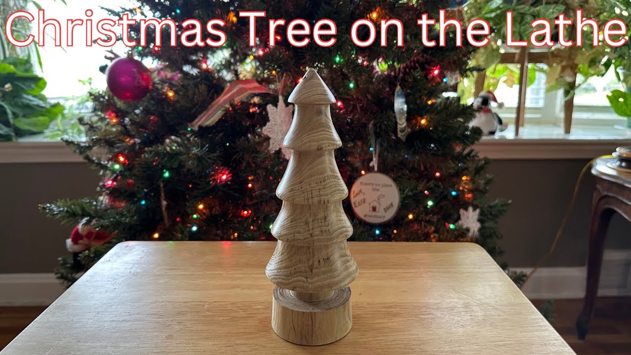 Turning A Christmas Tree With Carbide Tools - YouTube