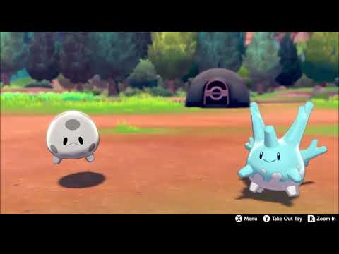 Hype Corsola Race in Camp! Johto vs. Galar