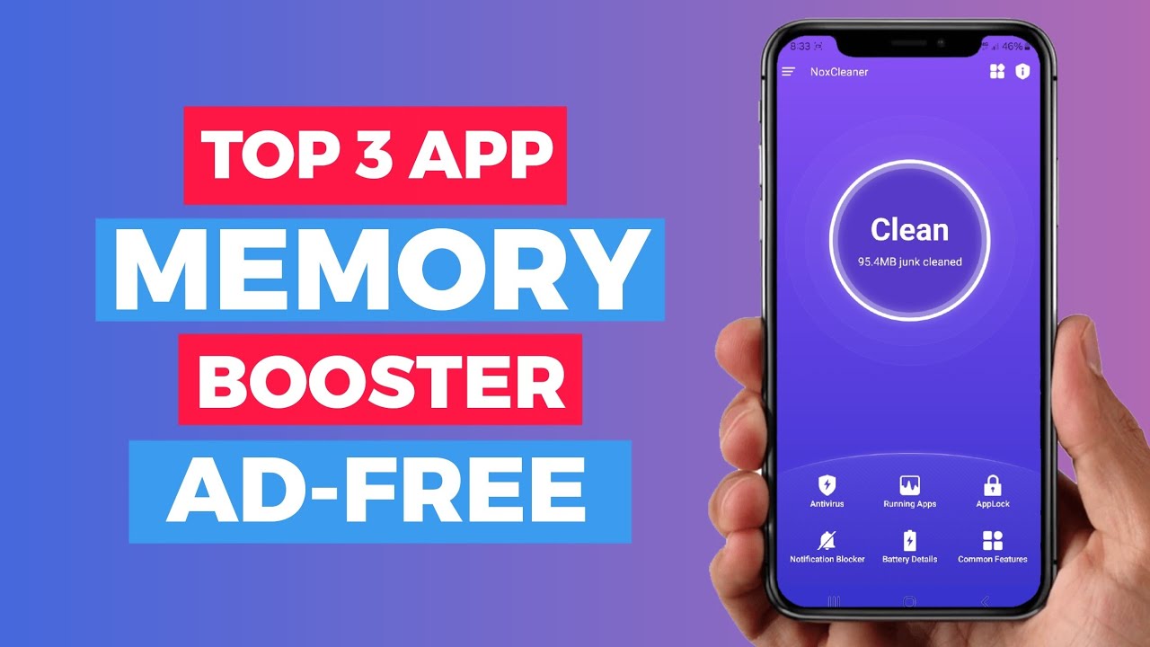 Top 3 Memory Booster Apps for Android - YouTube