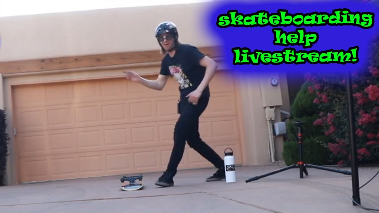 HARDFLIP CONTEST WINNER Melvin the Nerd livestream skateboarding help ...