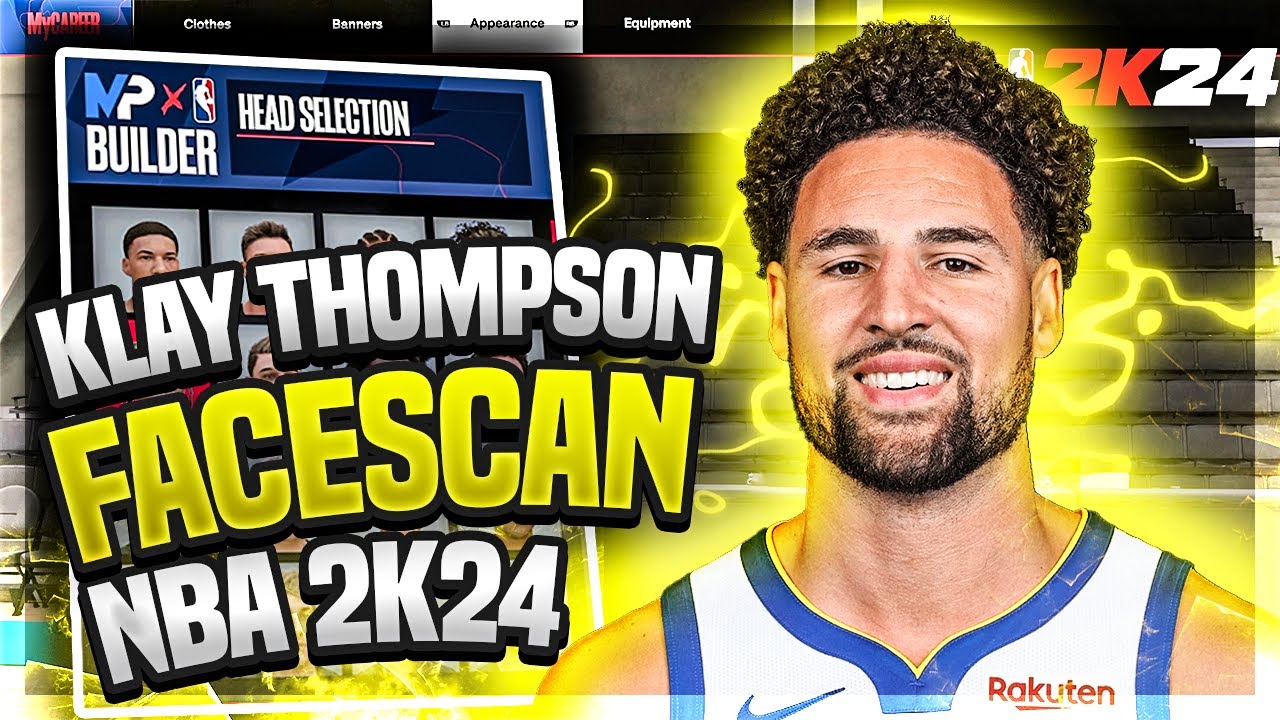 NBA 2K24 HOW TO LOOK LIKE KLAY THOMPSON!! KLAY FACE SCAN/ FACE CREATION ...