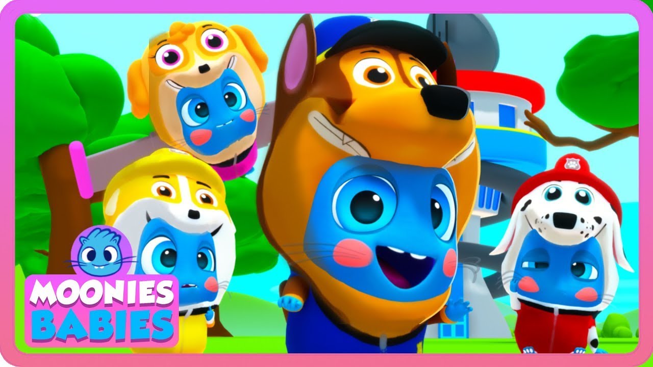 Let's sing PAW PATROL intro! | Kids Songs | The Mini Moonies - YouTube