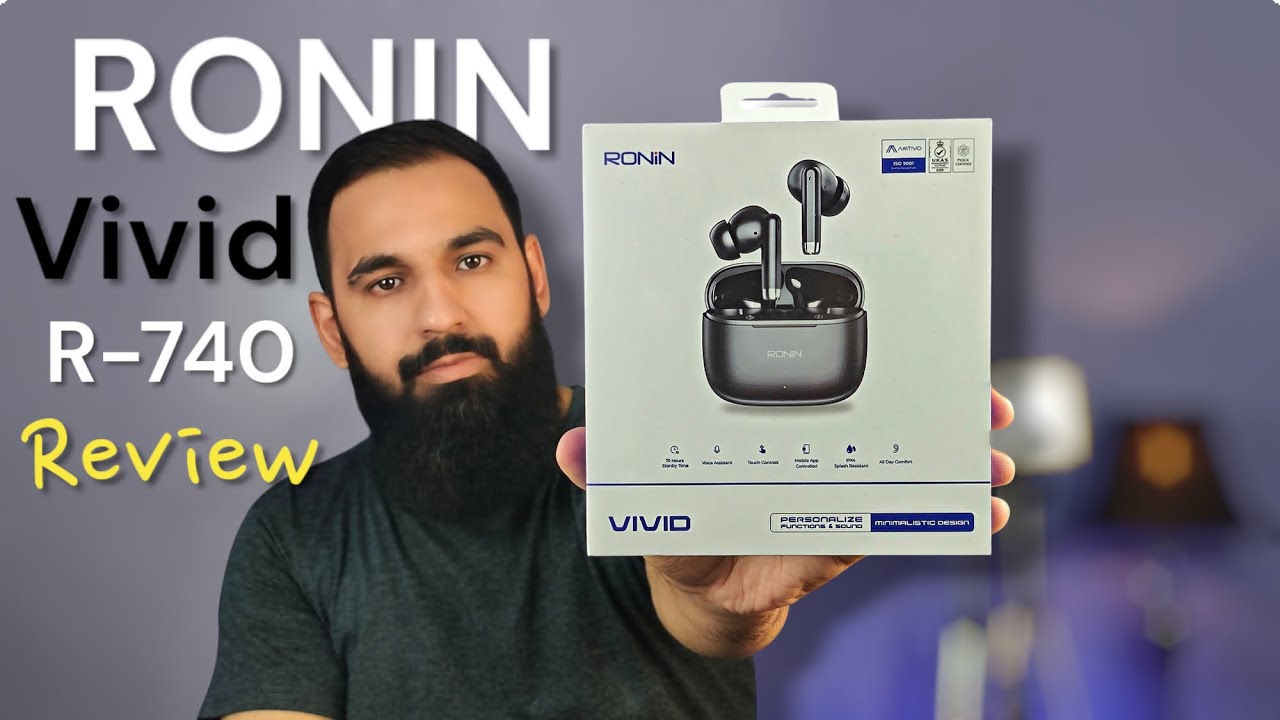 Ronin Vivid R740 earbuds review | Budget earbuds from ronin 2025 - YouTube