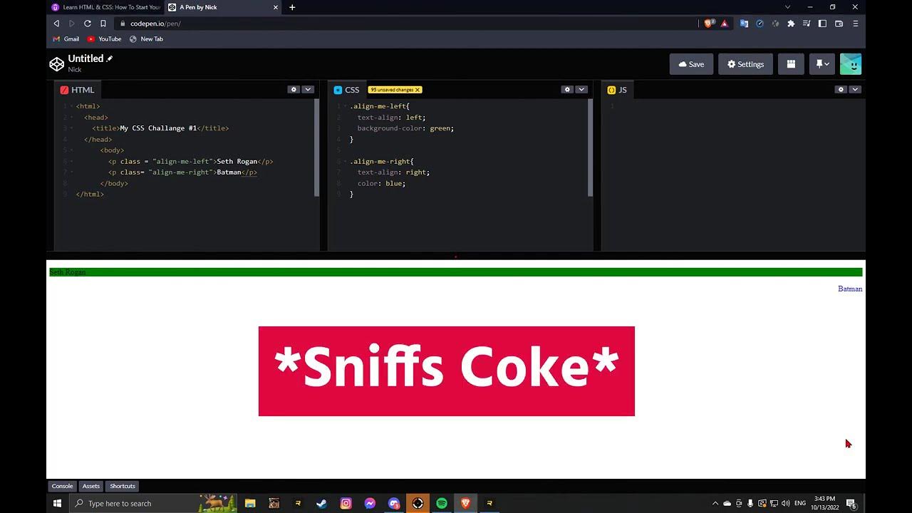 Css Coding With Mike 1 Youtube