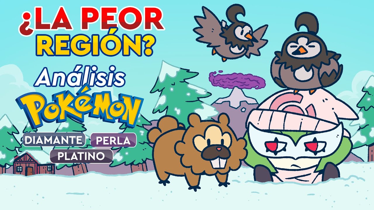 ¿La PEOR región? - Análisis a Pokémon Platino, Diamante y Perla - YouTube