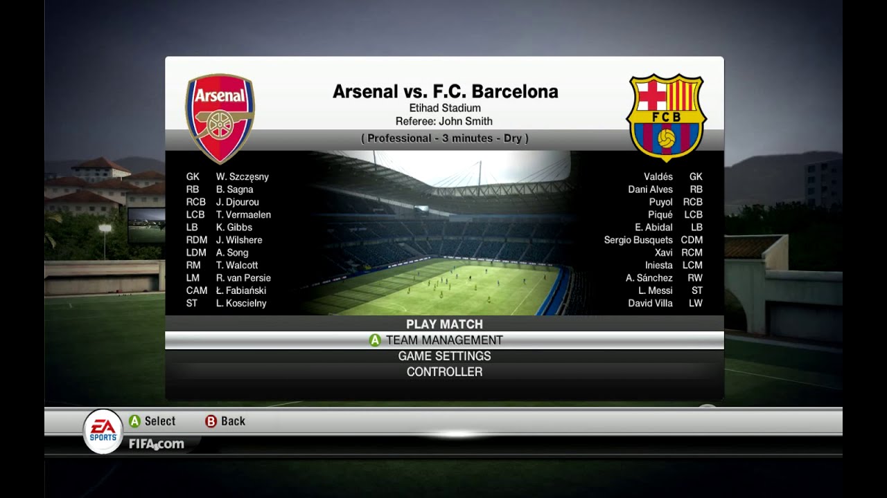 Fifa 12 Config Controller On Keyboard - YouTube