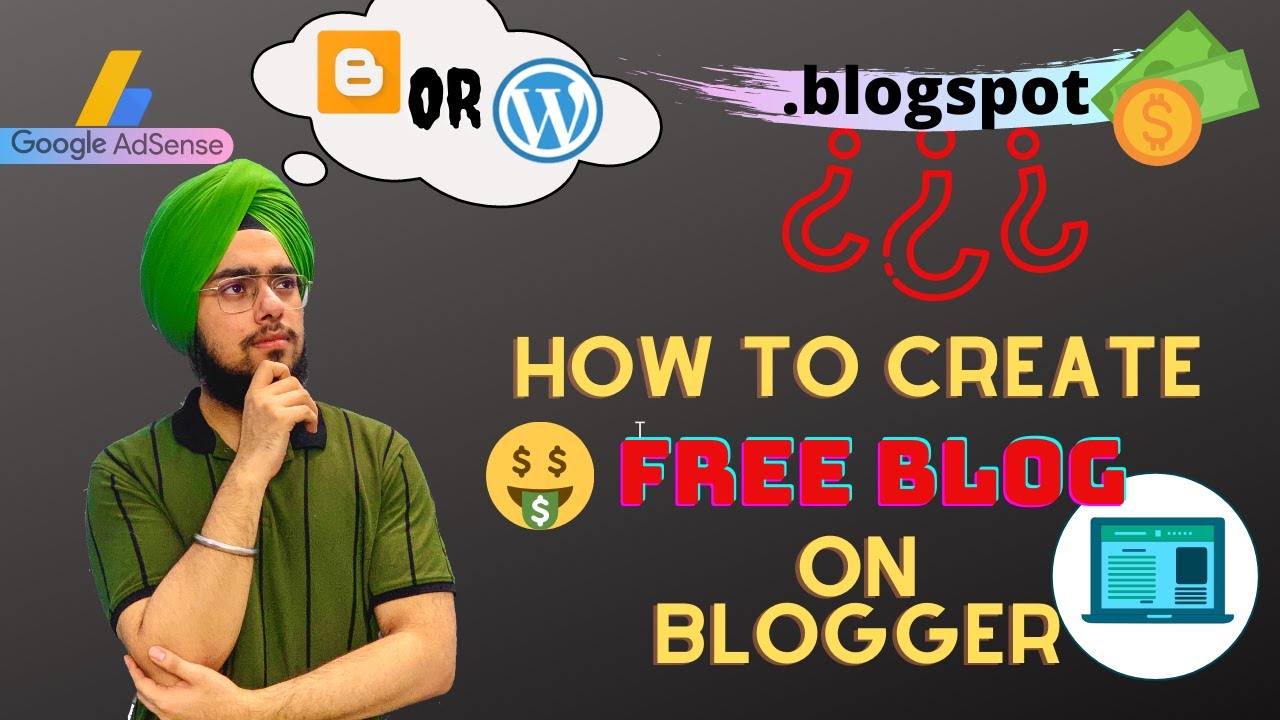 How to create FREE BLOG on BLOGGER and EARN MONEY | Blogger or ...