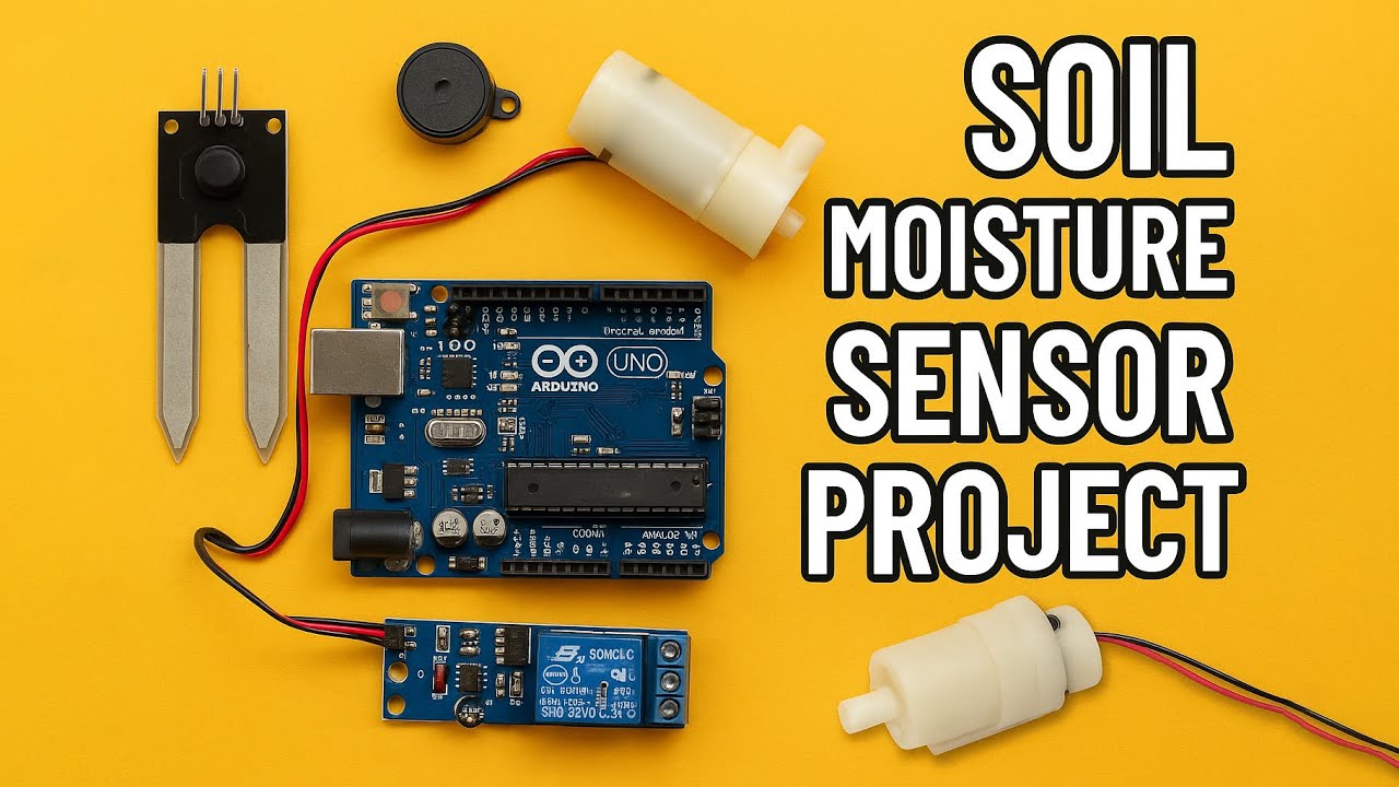 Smart Plant Watering System with Soil Sensor & Arduino | DIY Automation ...
