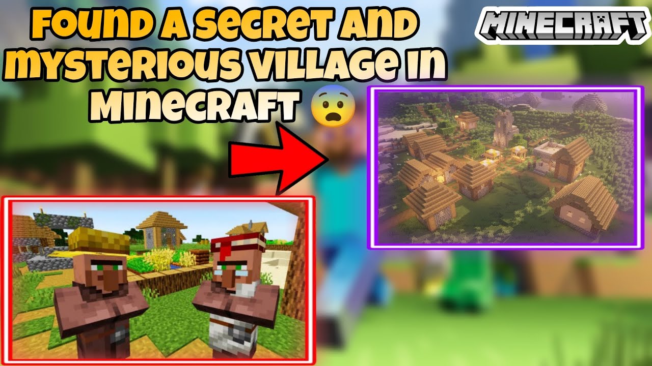 Found A Secret Village In Minecraft - YouTube