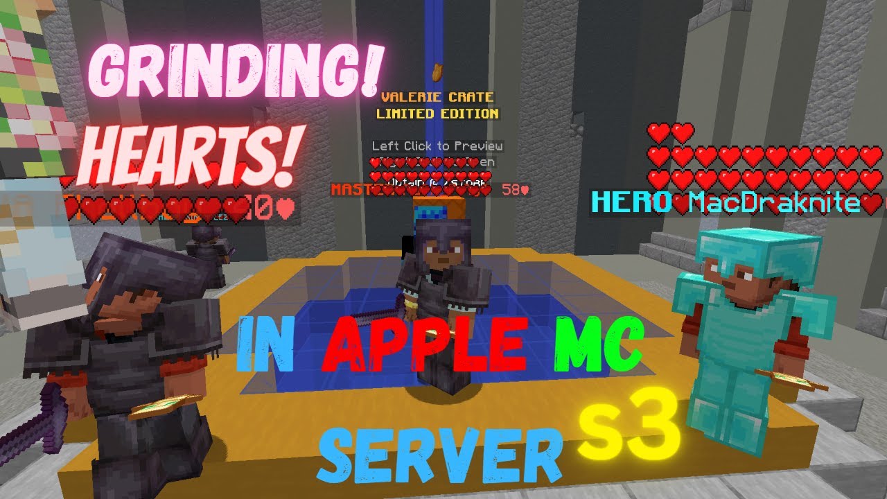 GRINDING HEARTS IN APPLEMC BANANA | SAMPUNK | MINECRAFT - YouTube