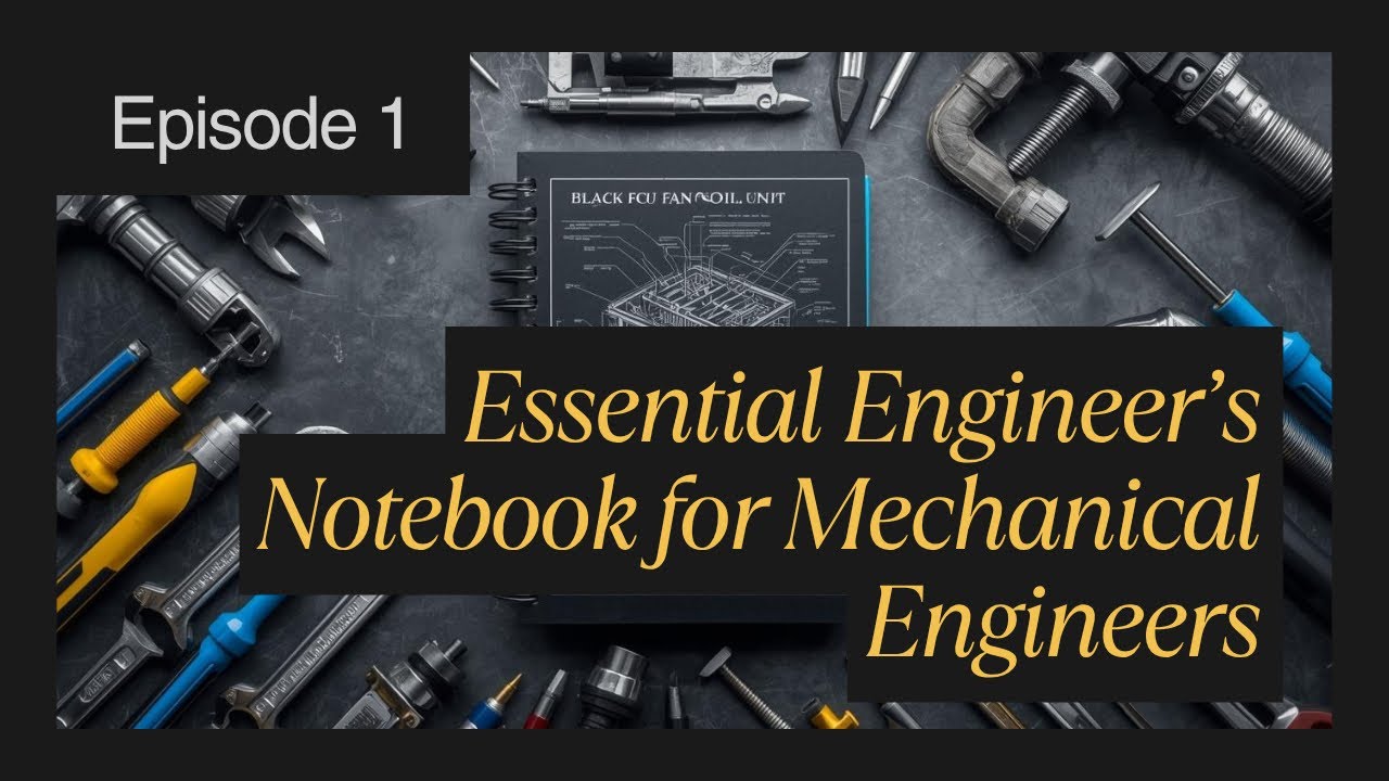 Essential Engineer’s Notebook for Mechanical Engineers | Part 1_ Must ...