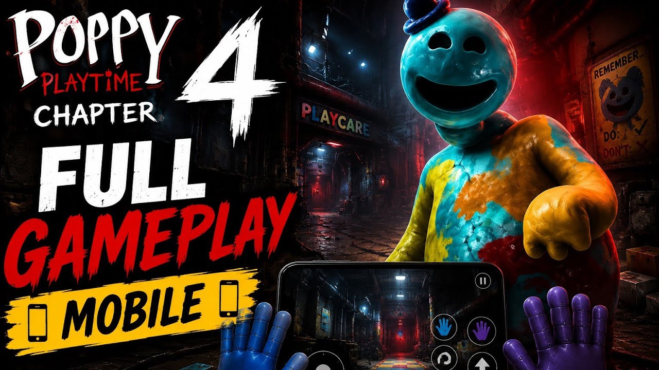 POPPY PLAYTIME CHAPTER 4 MOBILE FULL GAMEPLAY android & ios 🙏 - YouTube