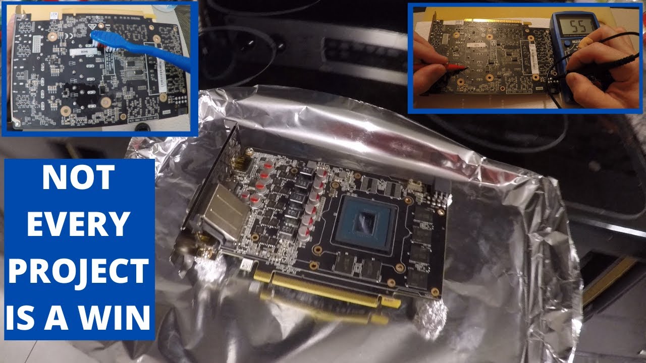 Attempting to Fix a broken GPU - YouTube