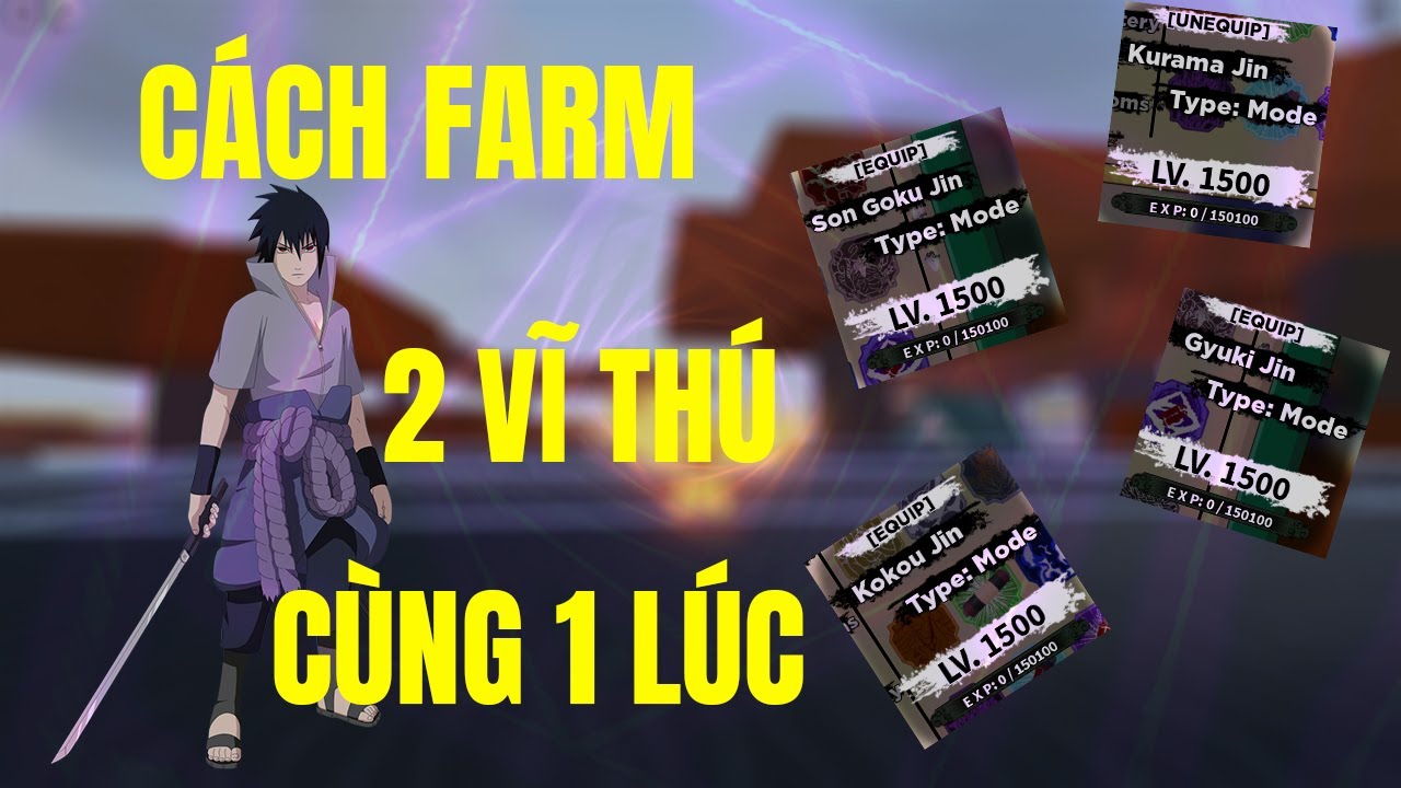 CÁCH FARM 2 LEVEL 2 VĨ THÚ CÙNG 1 LÚC??? | Roblox Shinobi Life 2 - YouTube