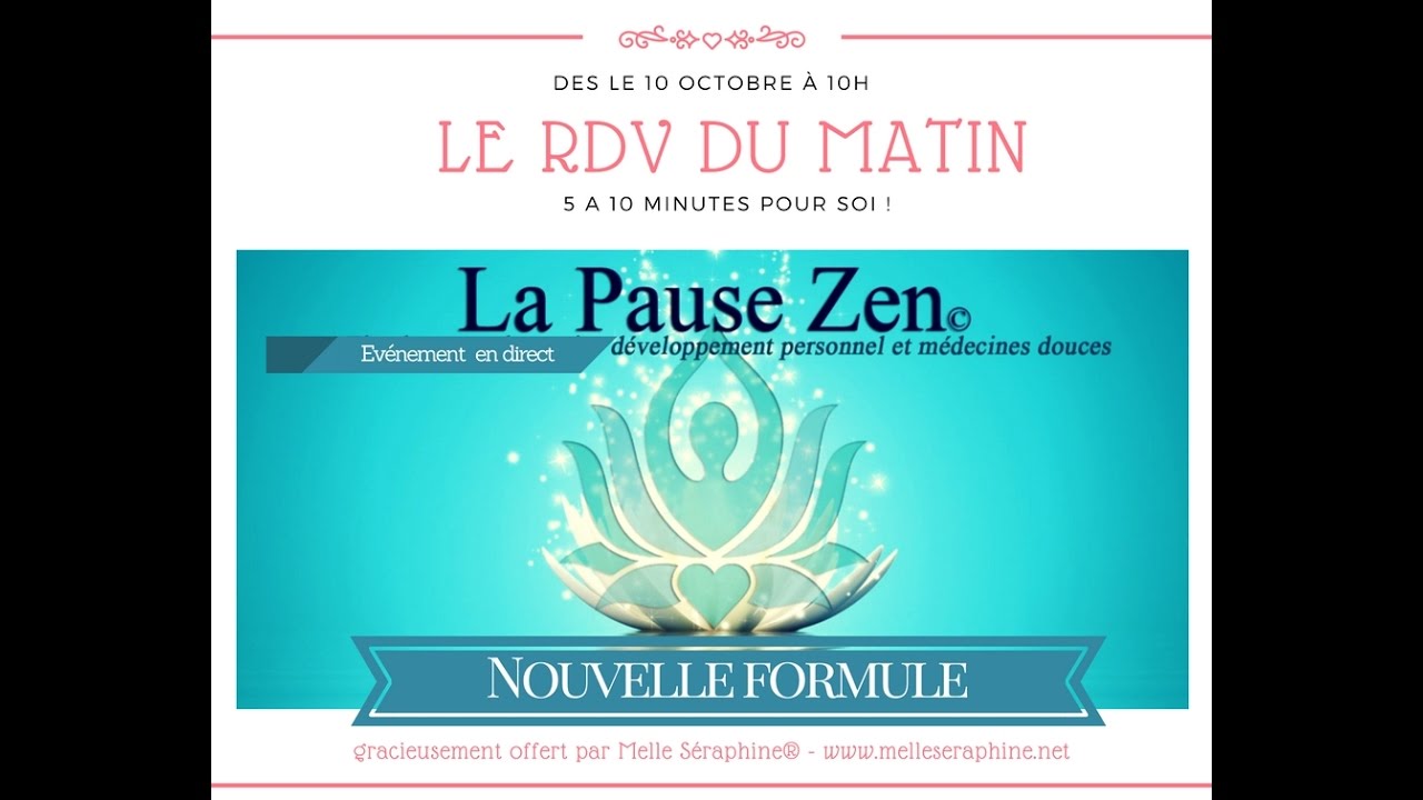 La pause zen® - direct sur Facebook du 10.10.2016 - YouTube