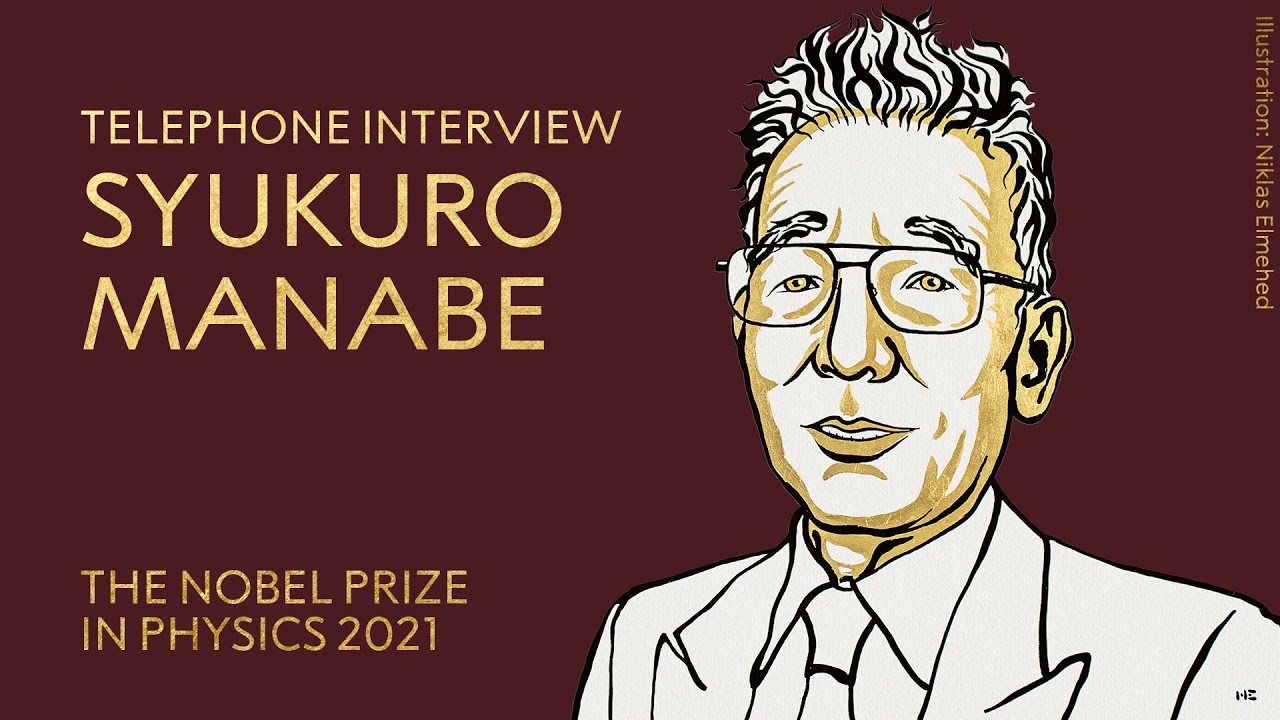 Syukuro Manabe speaks after winning Nobel Prize | 柴田バネッサ ウィスパリング 通訳 ...