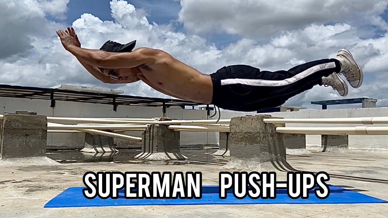 How to do super man push ups - super man push up tutorial - YouTube