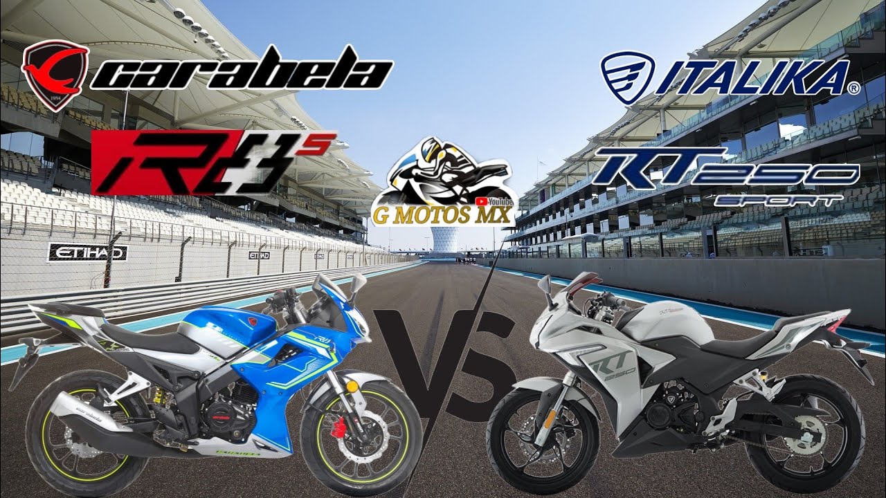 Carabela R8S VS Italika RT 250 Sport 🏍️vs🏍️ - G Motos MX 🏍️ - YouTube