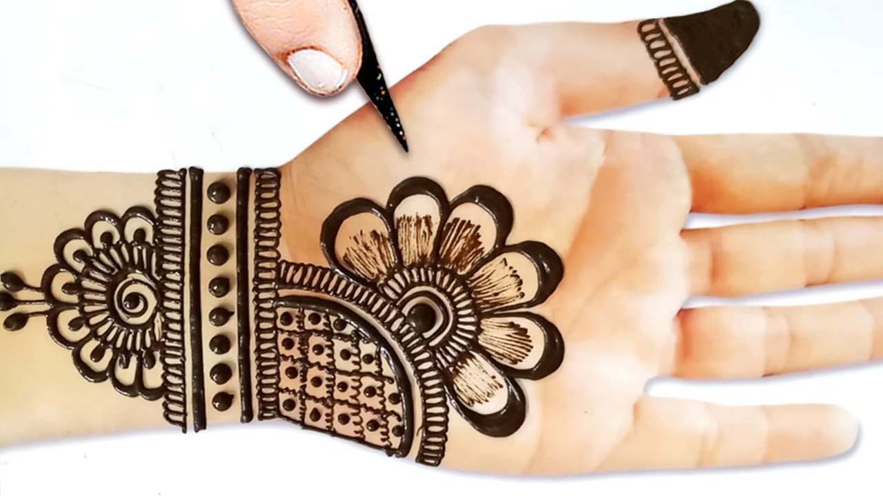 Latest Easy Mehndi design for hands| Beautiful Mehndi designs| Simple ...