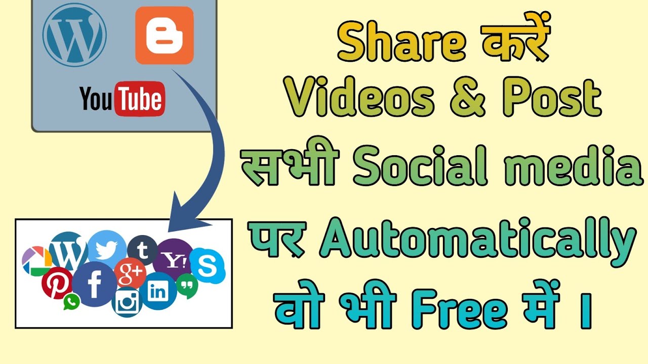 Automatically Share Videos and Post On All Social Media 2020 - YouTube