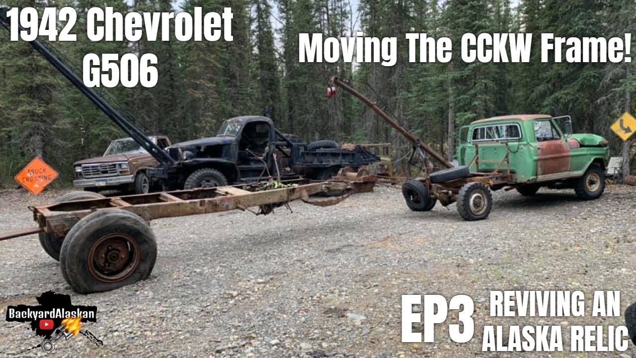 1942 Chevrolet G506 Revival - EP3 | Moving The Parts Frame - YouTube