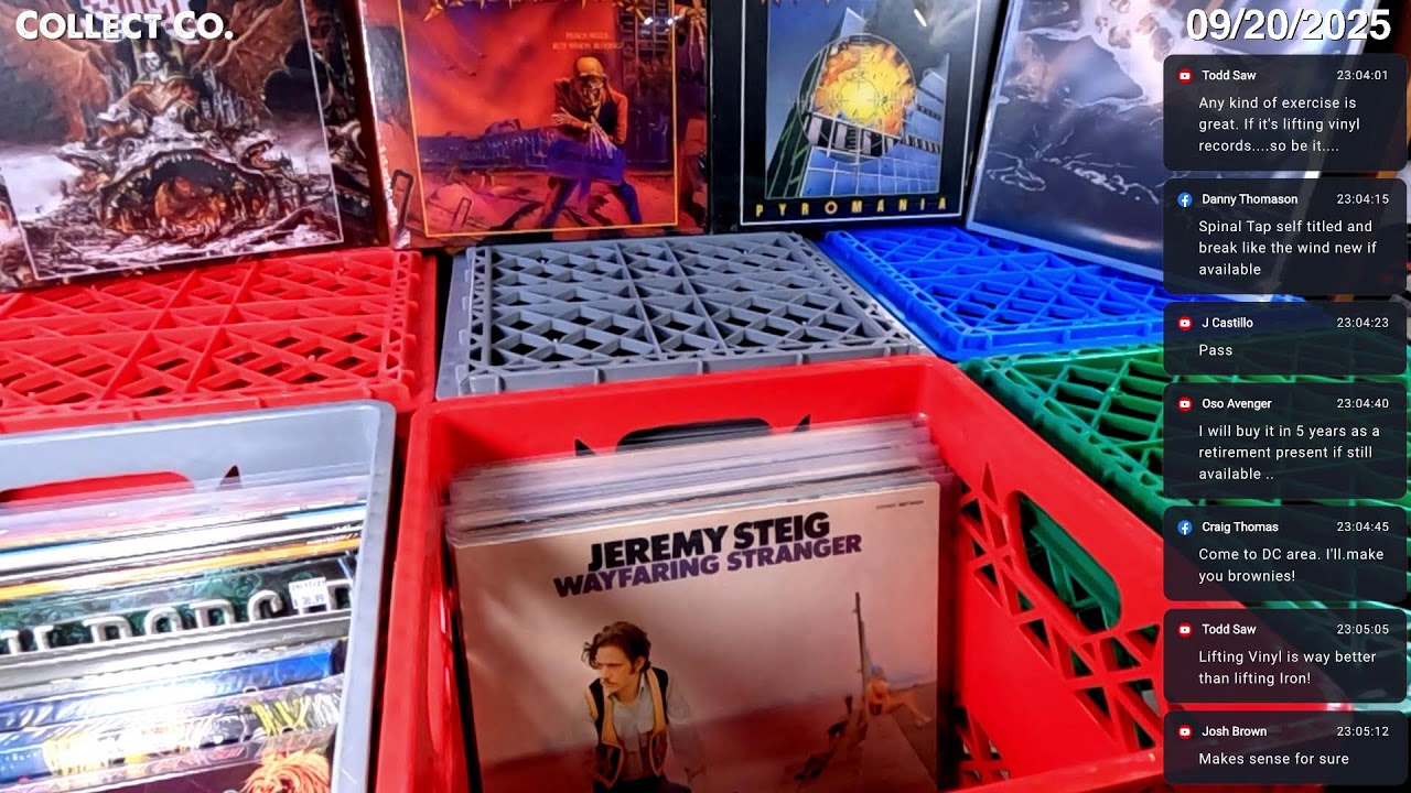 Live Vinyl Record Sale Part 2 (Saturday, 09/20/2025) - YouTube
