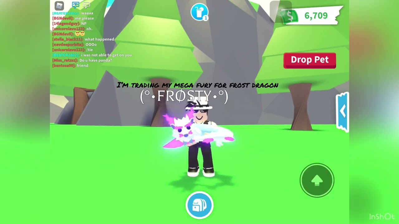 (ADOPT ME! TRADING) trading mega frost fury for frost dragon!! (User ...