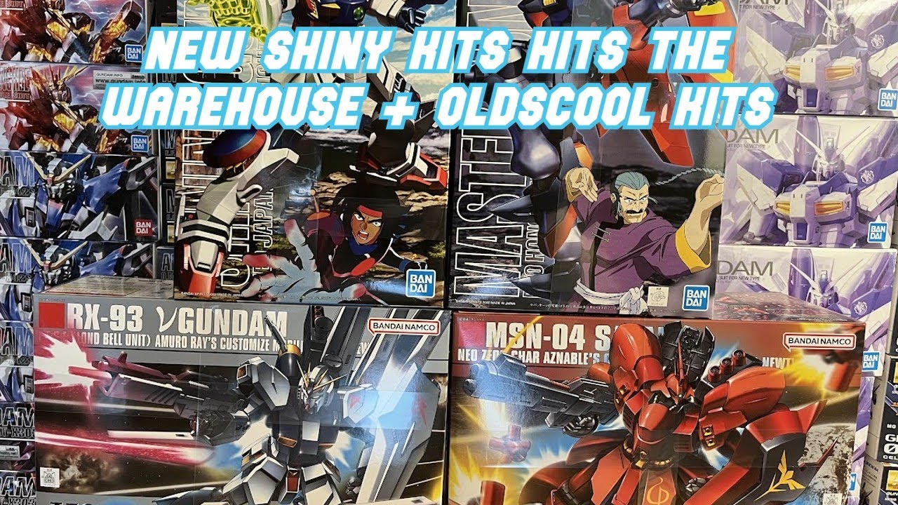 Small incoming Gundam delivery. Shiny kits. Metallic coating and ...
