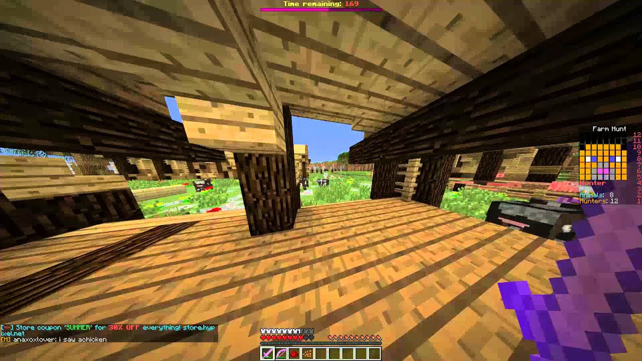 Farm Hunt as Hunter (lose) - Hypixel server - YouTube