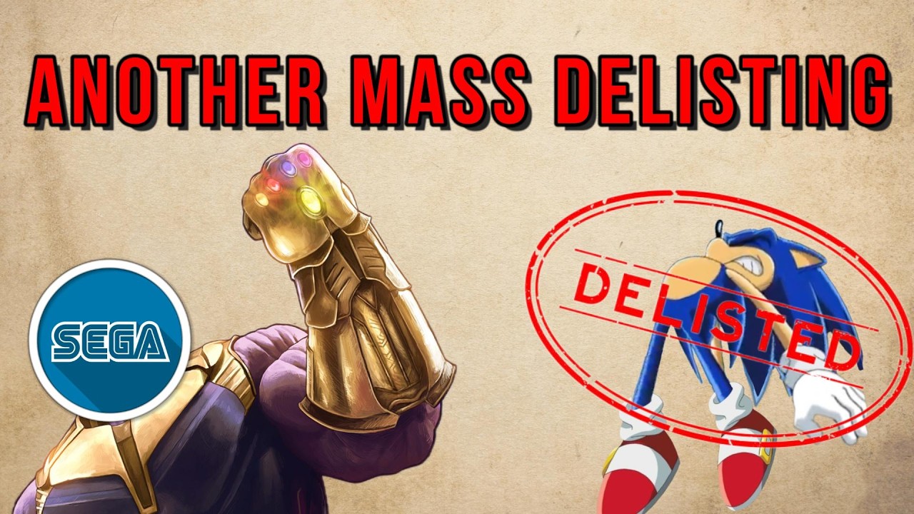 Sega Just Delisted DOZENS Of Classic Games! - YouTube