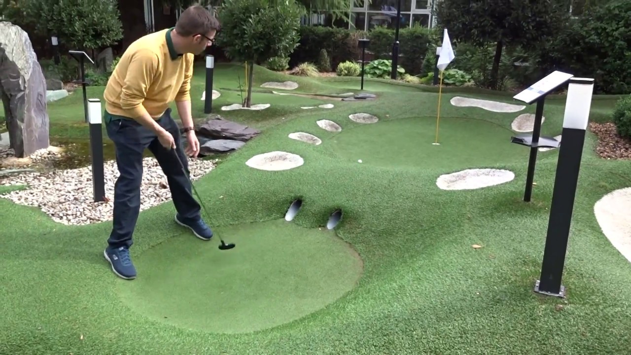 Ryder Legends Mini Golf course at The Belfry - Hole 5 - YouTube