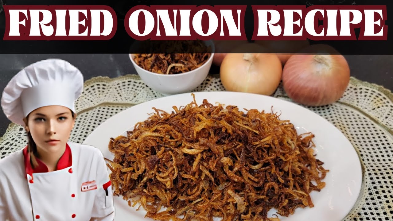 Crispy Fried Onion| Biryani Onion| How To Make Perfect Brown Onion ...